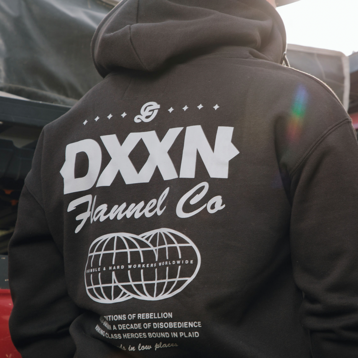 Tech Zip Up Hood - Grey/Black – Dixxon Flannel Australia
